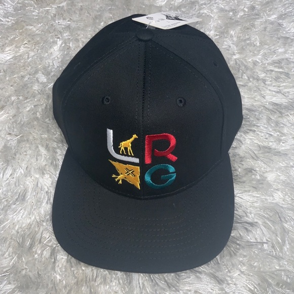Lrg | Accessories | Lrg Lifted Research Group Mens Black Logo Snapback ...